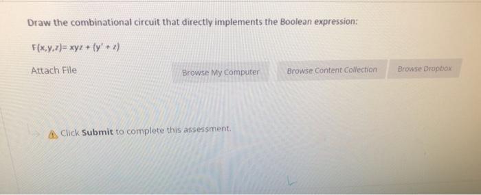 Solved Draw the combinational circuit that directly | Chegg.com