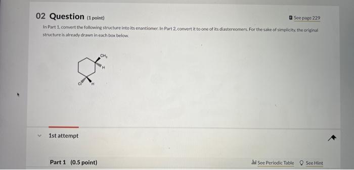 Solved In Part 1, convert the following structure into its | Chegg.com