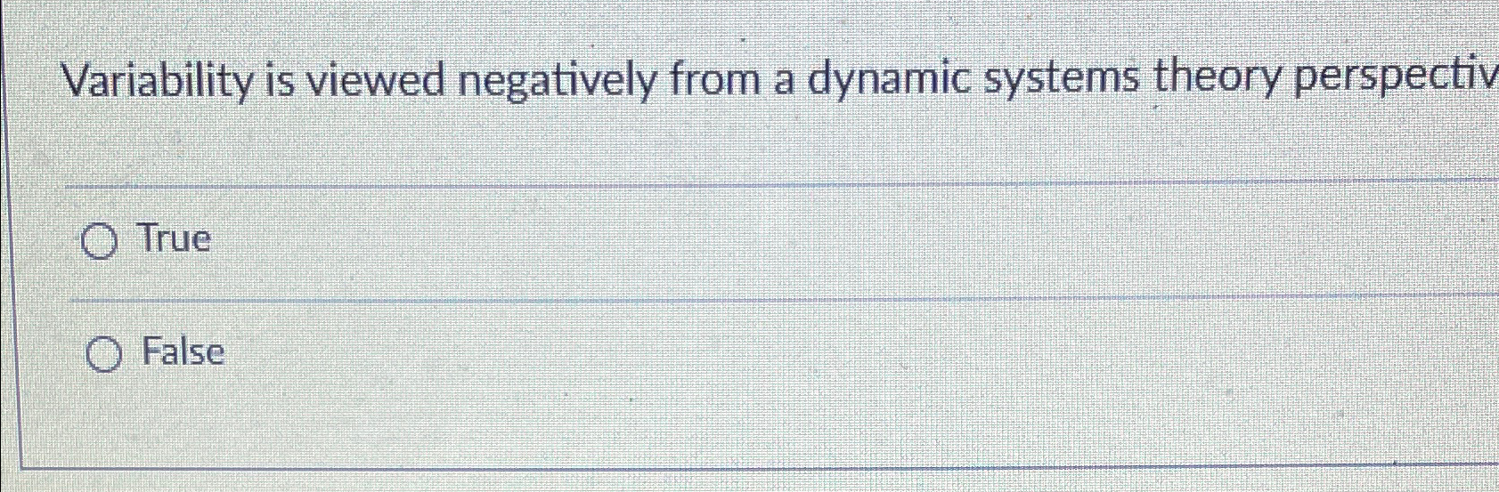 Solved Variability is viewed negatively from a dynamic | Chegg.com