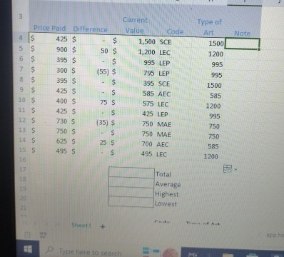 Solved in I4 ﻿use IF to display the value increase or no | Chegg.com
