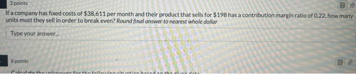 Solved Calculate the unknowns for the following situation | Chegg.com