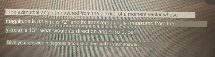 Solved Si el ángulo azimutal (medido desde el eje z), de un | Chegg.com