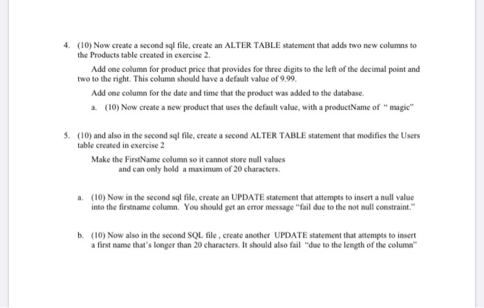 Solved Chapter 11 - How to create and maintain databases, | Chegg.com