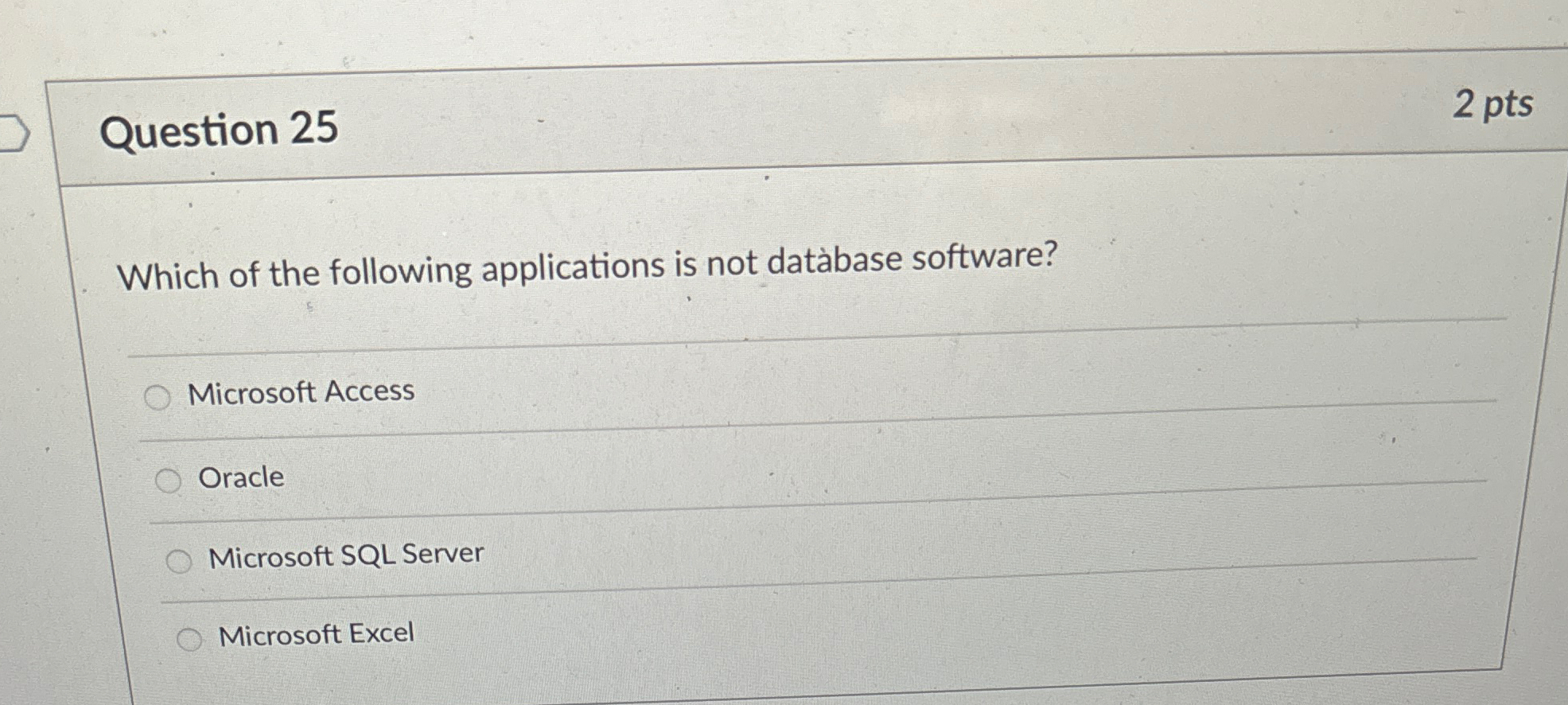 Solved Question 252 ﻿ptsWhich of the following applications | Chegg.com