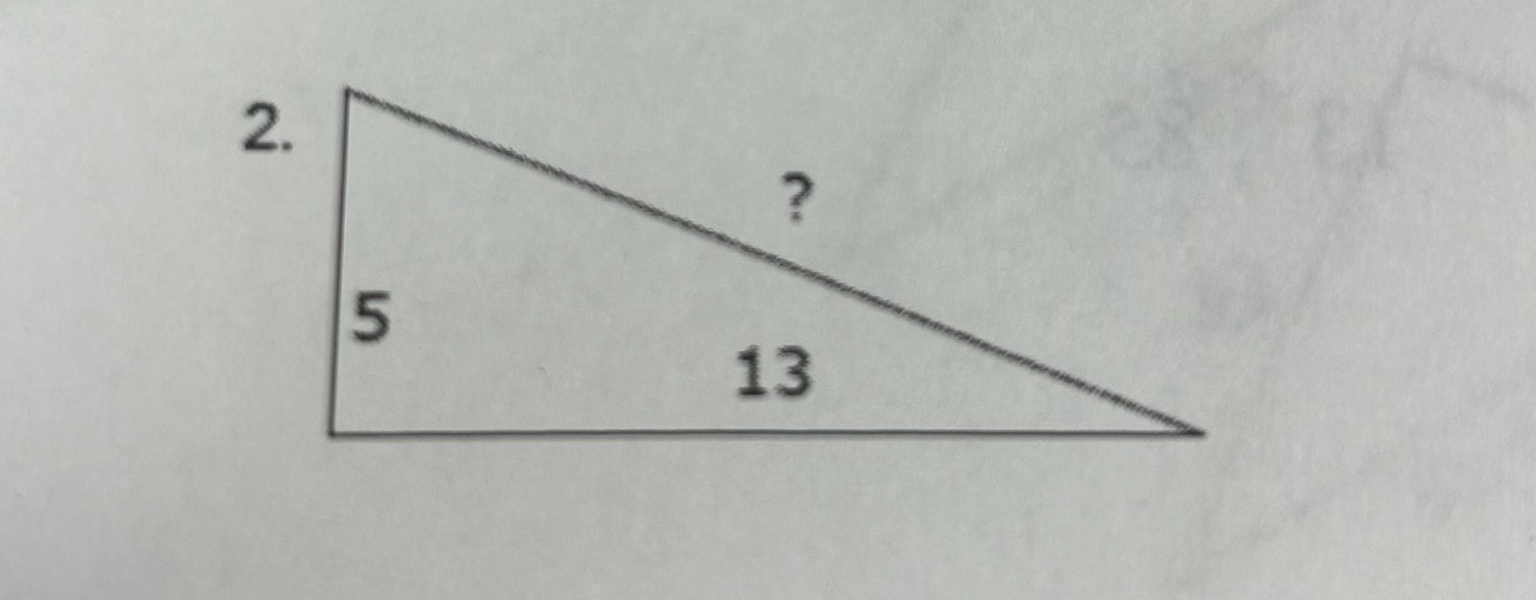 Solved Pythagorean thereom | Chegg.com
