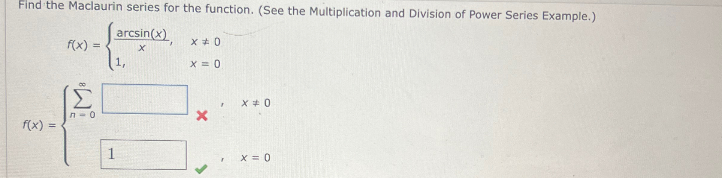 Solved Find the Maclaurin series for the function. (See the | Chegg.com