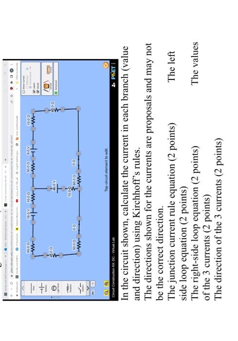 Solved In the circuit shown, calculate the current in each | Chegg.com