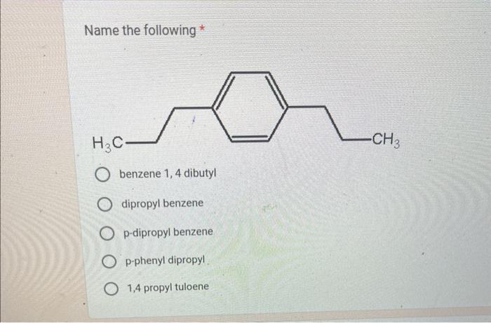 Solved amide Name the following * 2-methyl benzene 2-methyl | Chegg.com