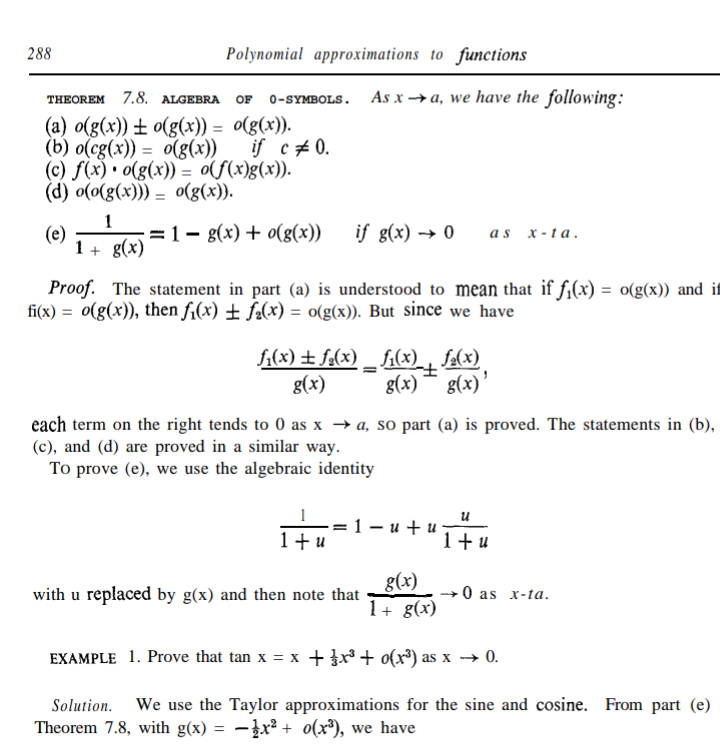 Solved 288 Polynomial approximations to functions OF THEOREM | Chegg.com