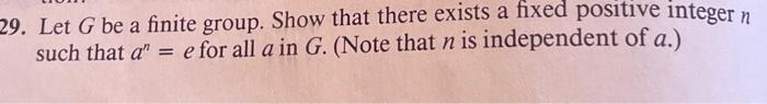 Solved 9. Let \\( G \\) be a finite group. Show that there | Chegg.com