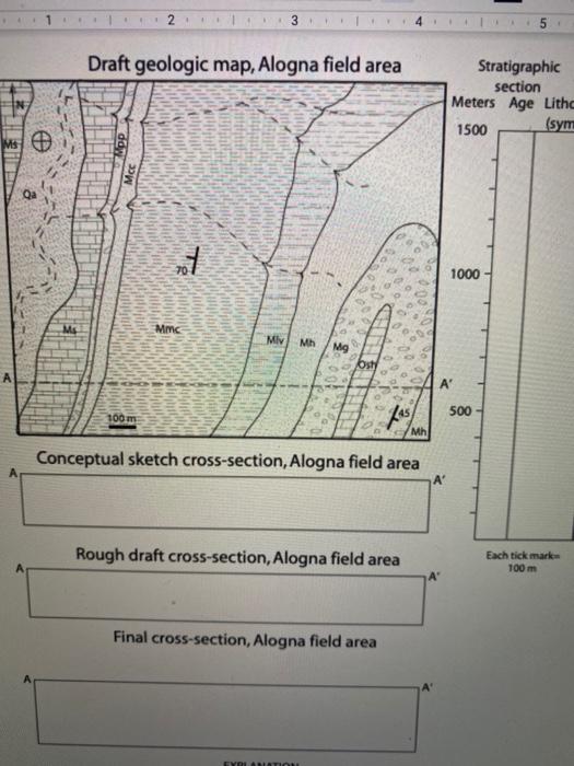 Solved hAdd a fold symbol to the map. Unit Qa is “Quaternary | Chegg.com