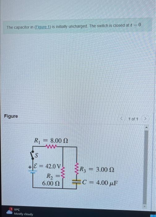 Solved Immediately after the switch is closed, what is the | Chegg.com
