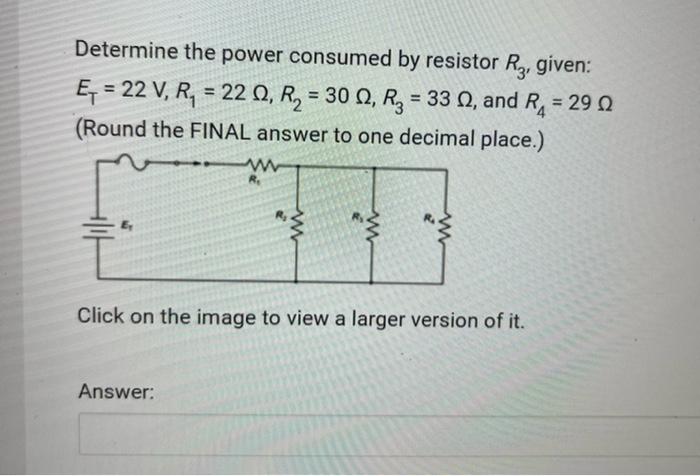 Solved Determine the total resistance for the circuit, | Chegg.com