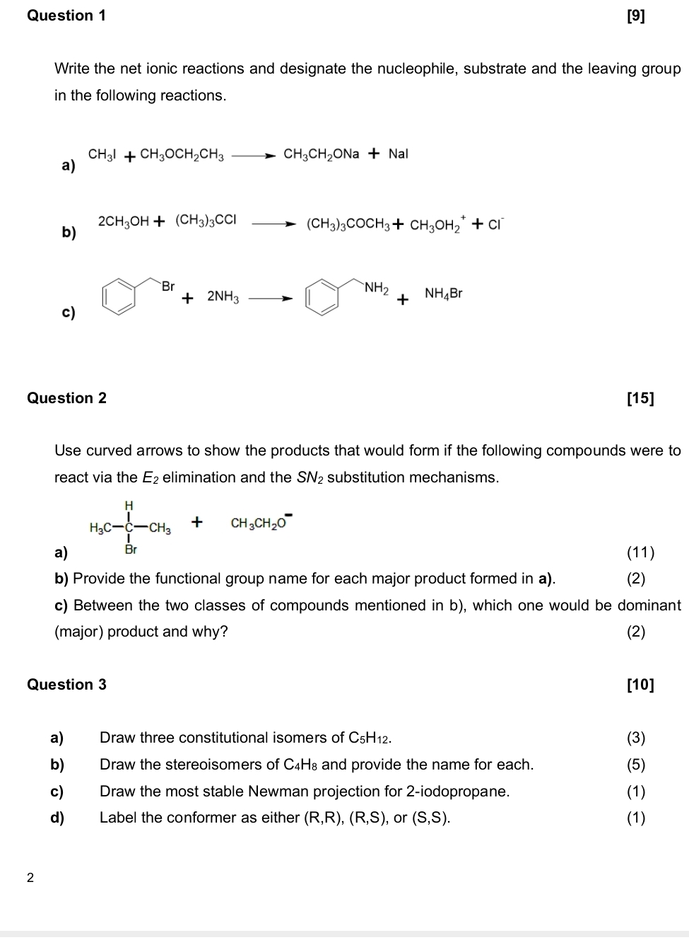 Solved Question 1[9]Write the net ionic reactions and | Chegg.com