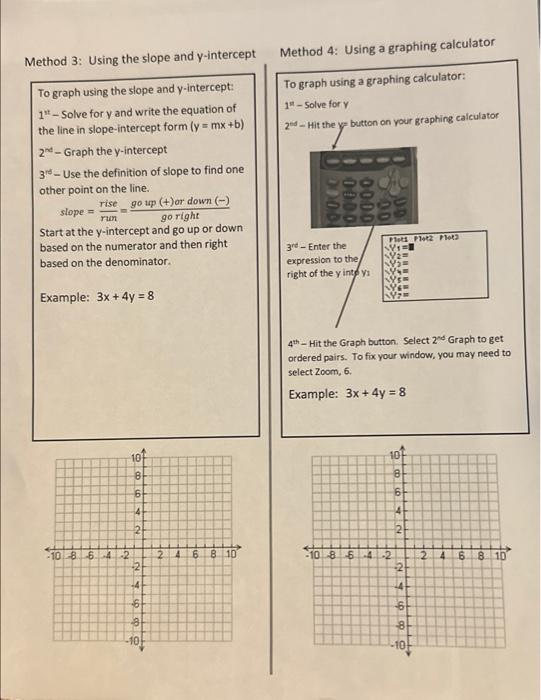 Solved Name Kasaony Shaw 12132023 Graphing Method 1 4732