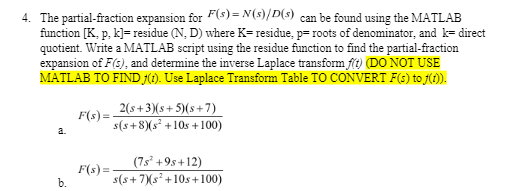 Solved USE MATLAB PLEASE, THANK YOU | Chegg.com