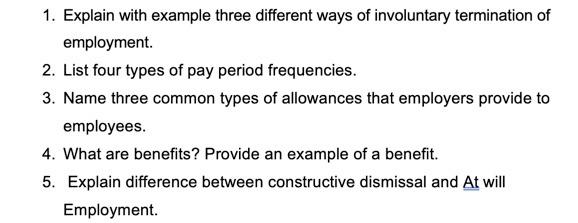 Solved 1. Explain with example three different ways of | Chegg.com