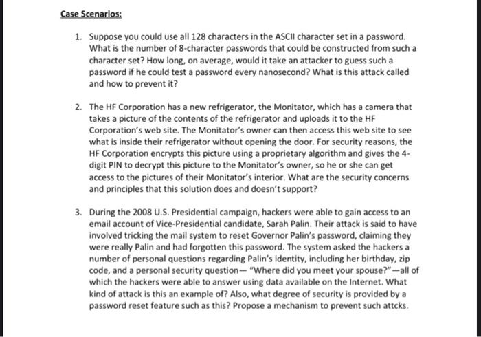 Solved 1. Suppose you could use all 128 characters in the | Chegg.com