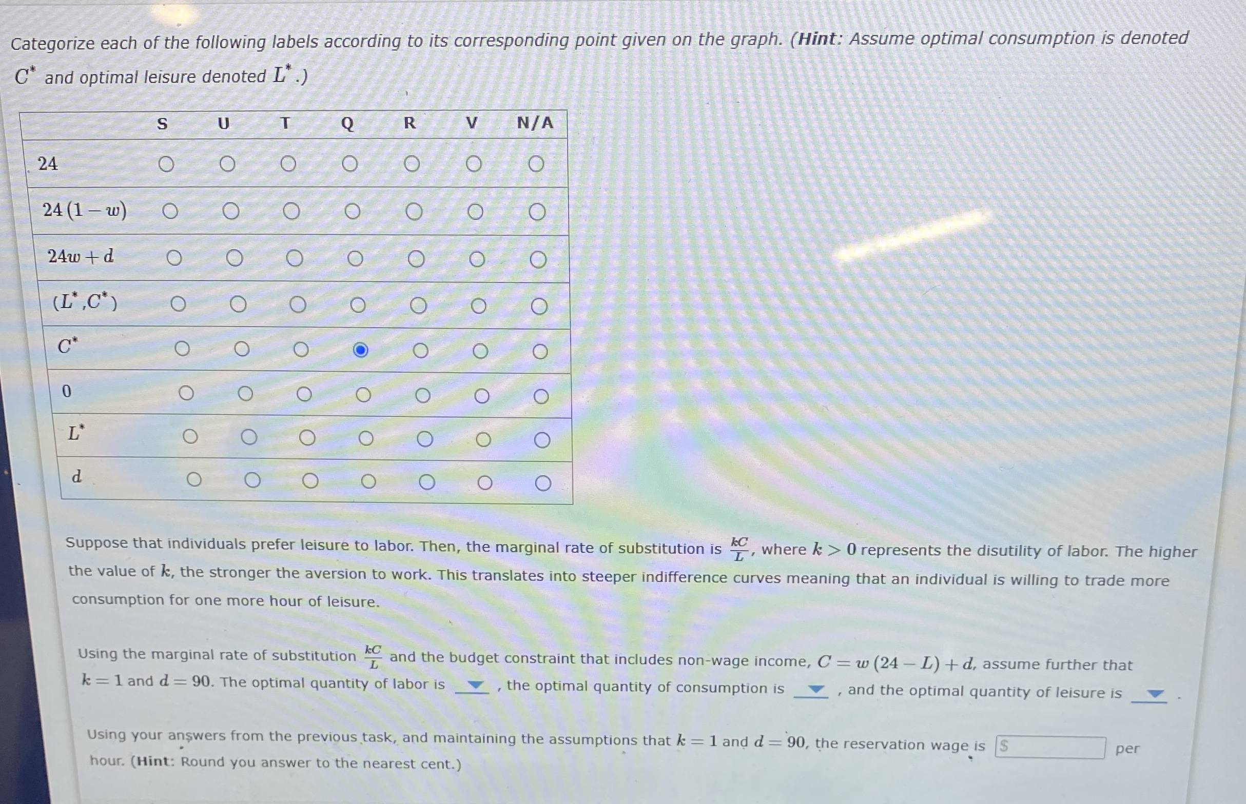 Solved Categorize each of the following labels according to | Chegg.com