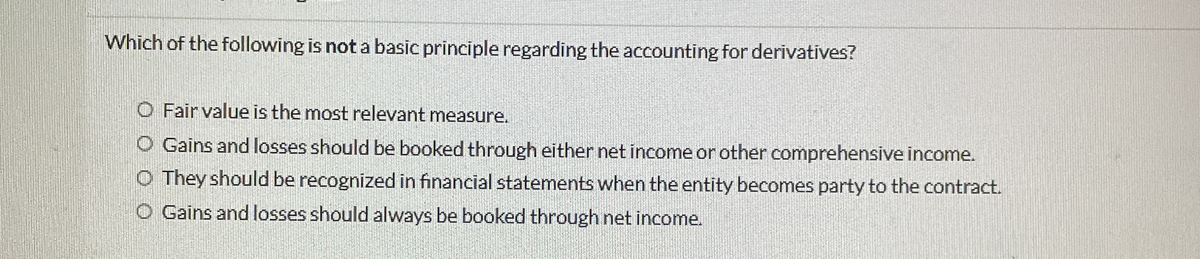 Solved Which of the following is not a basic principle | Chegg.com