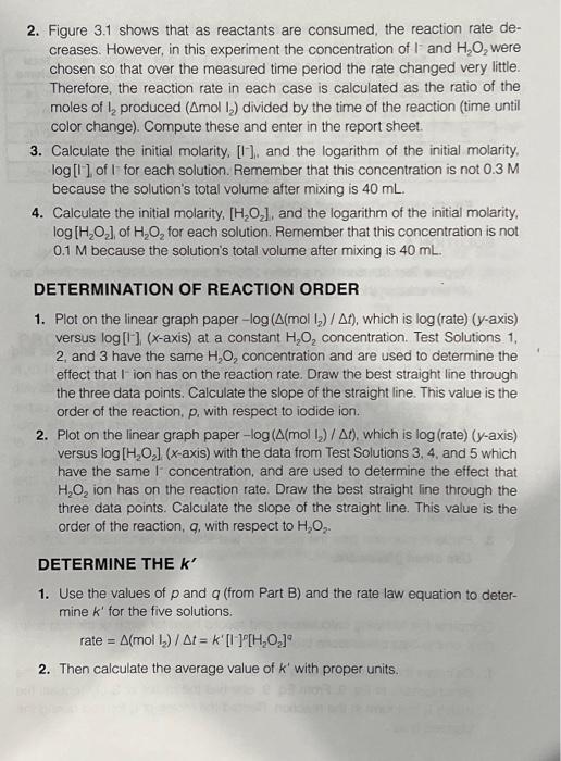 Name: Course/Section: Date: RATE LAW I: DETERMINATION | Chegg.com