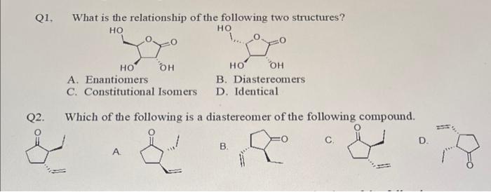 Solved Q1. What is the relationship of the following two | Chegg.com