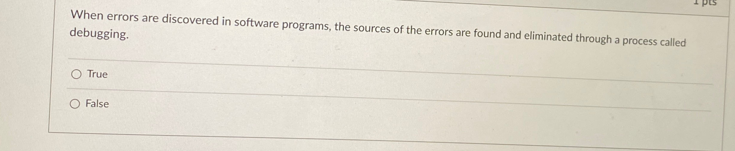Solved When errors are discovered in software programs, the | Chegg.com