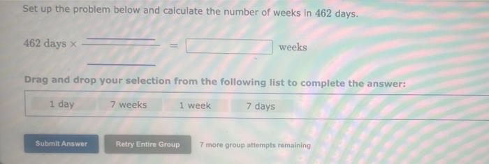 Solved Set up the problem below and calculate the number of | Chegg.com
