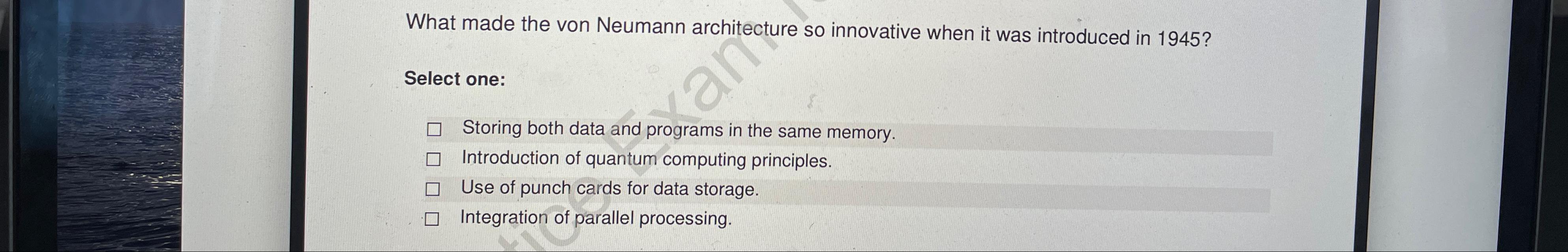 Solved What made the von Neumann architecture so innovative | Chegg.com