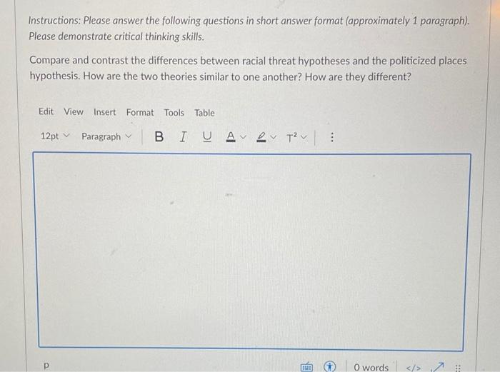 Solved Instructions: Please answer the following questions | Chegg.com