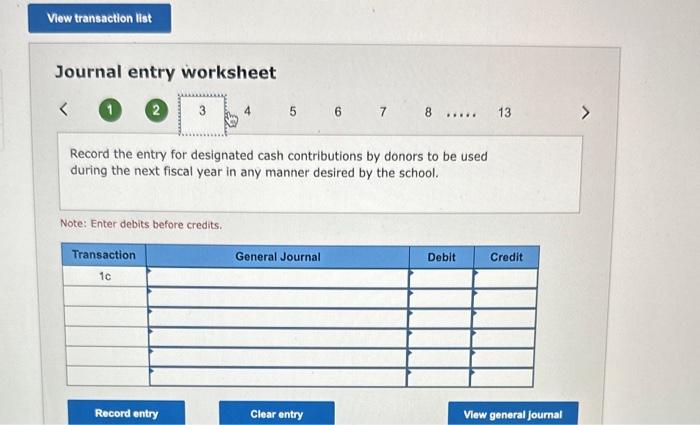Solved The Evangelical Private School follows FASB standards | Chegg.com