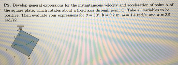 Solved P2. Develop general expressions for the instantaneous | Chegg.com