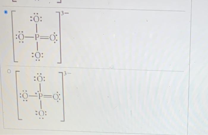 Solved what is the correct octet obeying Lewis structure for | Chegg.com