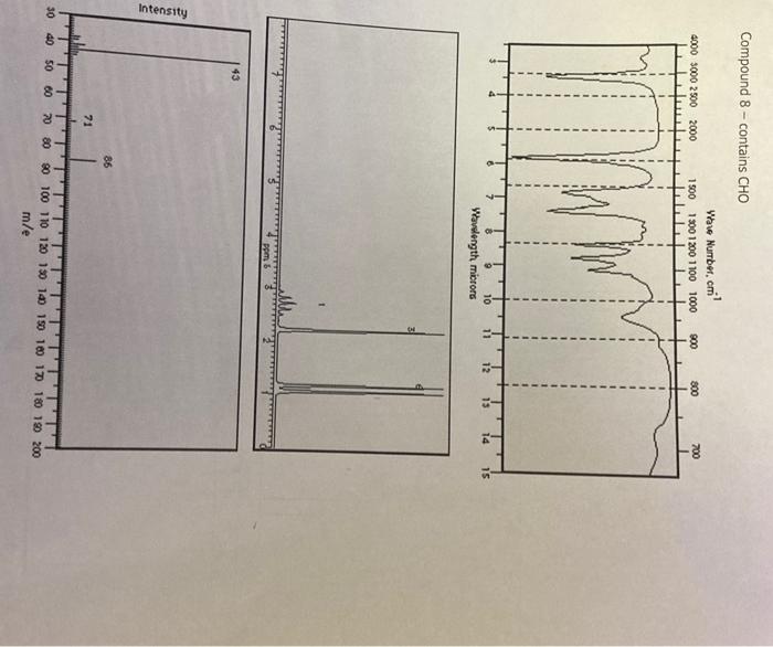 Solved Spectra worksheet - for each group of 1. Label the IR | Chegg.com