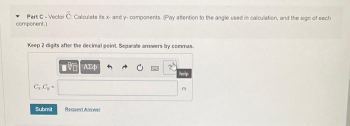 [Solved]: Learning Goal: Single Vector - Find Components of