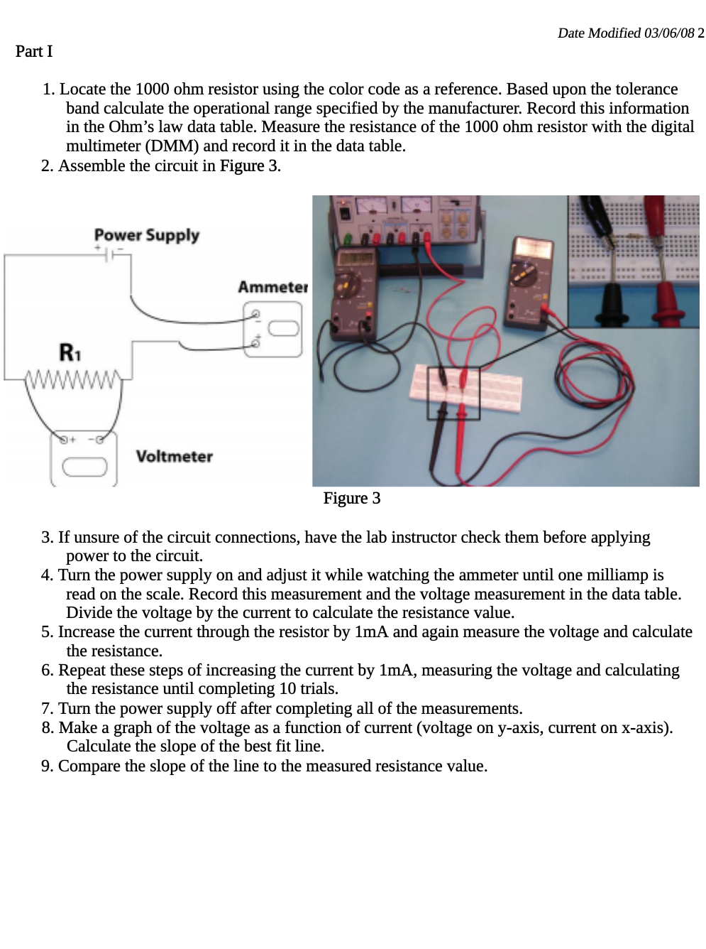 Solved E4b: Simple D.C. Circuits Introduction: An oft | Chegg.com