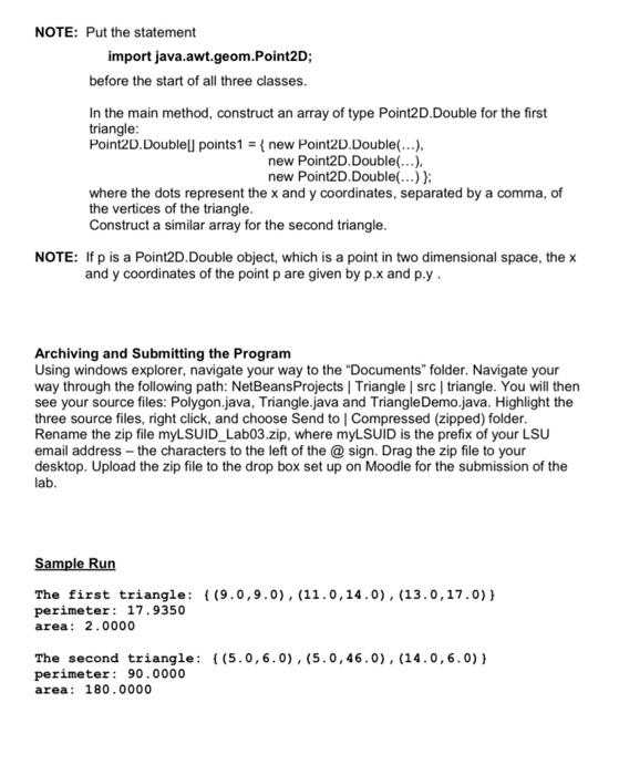 Solved Implementing a Subclass and Abstract Methods | Chegg.com
