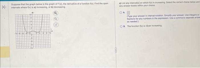 Solved Suppose that the graph below is the graph of f(x), | Chegg.com