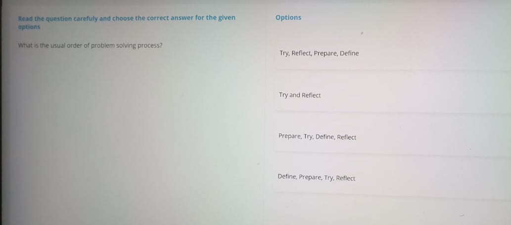 Solved Read the question carefuly and choose the correct | Chegg.com
