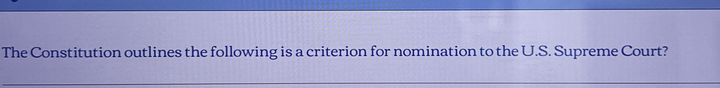 Solved The Constitution outlines the following is a | Chegg.com