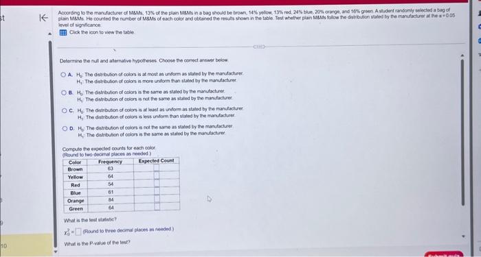 pls solve and explain clearly how u got the P value | Chegg.com