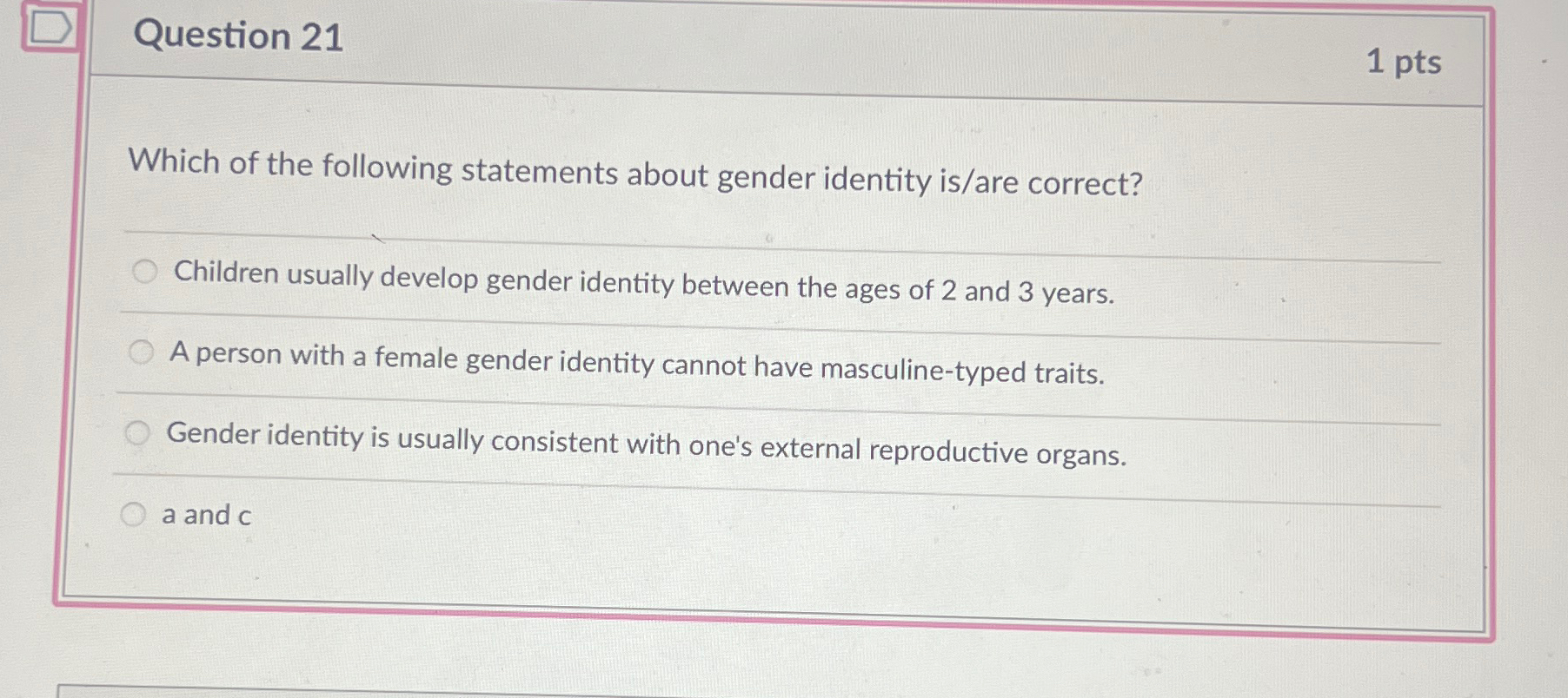 Solved Question 211 ﻿ptsWhich of the following statements | Chegg.com