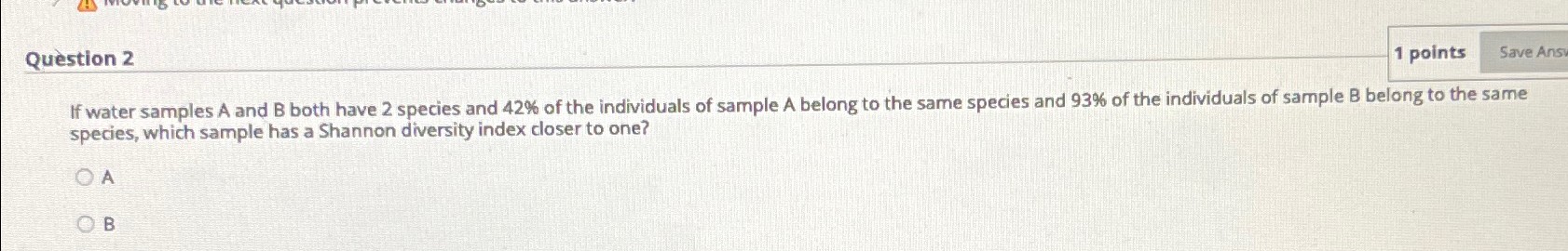Solved Quèstion 21 ﻿pointsIf water samples A and B both have | Chegg.com