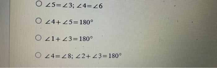 Solved In angles formed by two parallel lines intersected by | Chegg.com