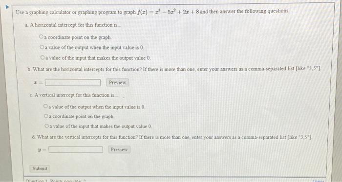 Solved Use A Graphing Calculator Or Graphing Program To 4089
