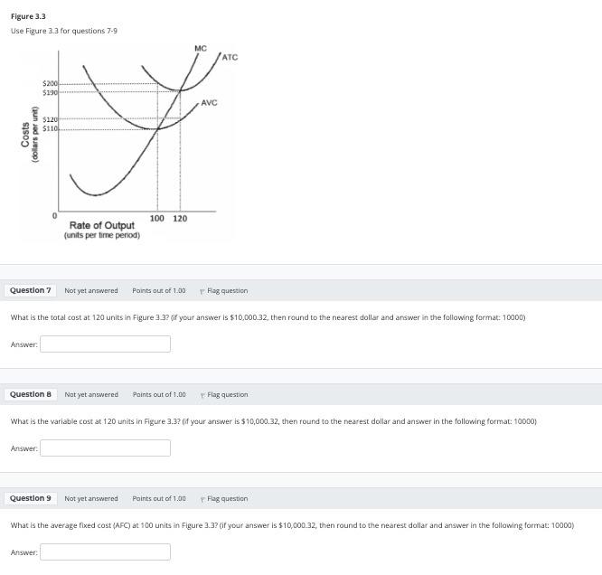 Solved Figure 3.3 Use Figure 3.3 for questions 7−9 What is | Chegg.com