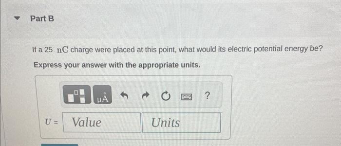 Solved At one point in space, the electric potential energy | Chegg.com
