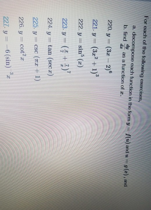 Solved For each of the following exercises, a. decompose | Chegg.com