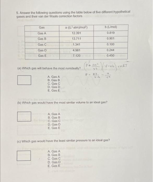 Solved 5. Answer the following questions using the table | Chegg.com