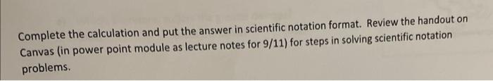 Solved Complete the calculation and put the answer in | Chegg.com